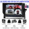 7 inch Truck Monitor with 4 CH CCTV Cameras and DVR Recording supplier