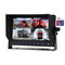 7 inch Truck Monitor with 4 CH CCTV Cameras and DVR Recording supplier