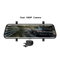 10 inch car rearview mirror Blackbox DVR with 2 1080P cameras support parking monitoring supplier